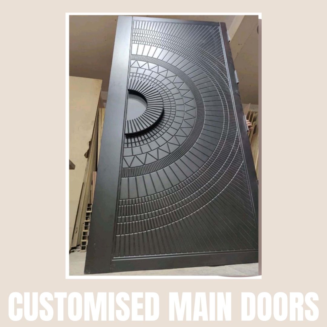 Panelx 3D HDHMR Main Door 35MM (Customised/Paintable) | 8 Feet * 4 Feet ...